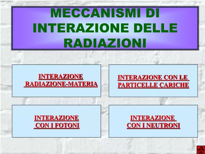 PPT - MECCANISMI DI INTERAZIONE DELLE RADIAZIONI PowerPoint ... PPT - MECCANISMI DI INTERAZIONE DELLE RADIAZIONI PowerPoint ...