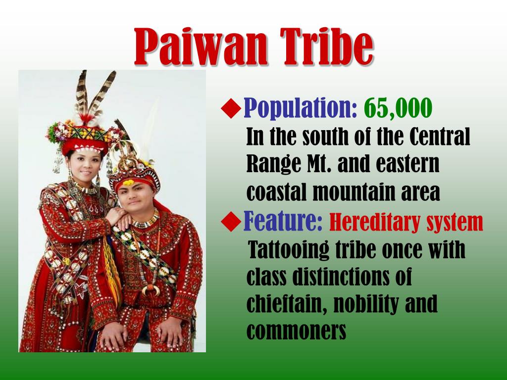 PPT - Bunun Tribe And Other Indigenous Peoples in Taiwan PowerPoint ...