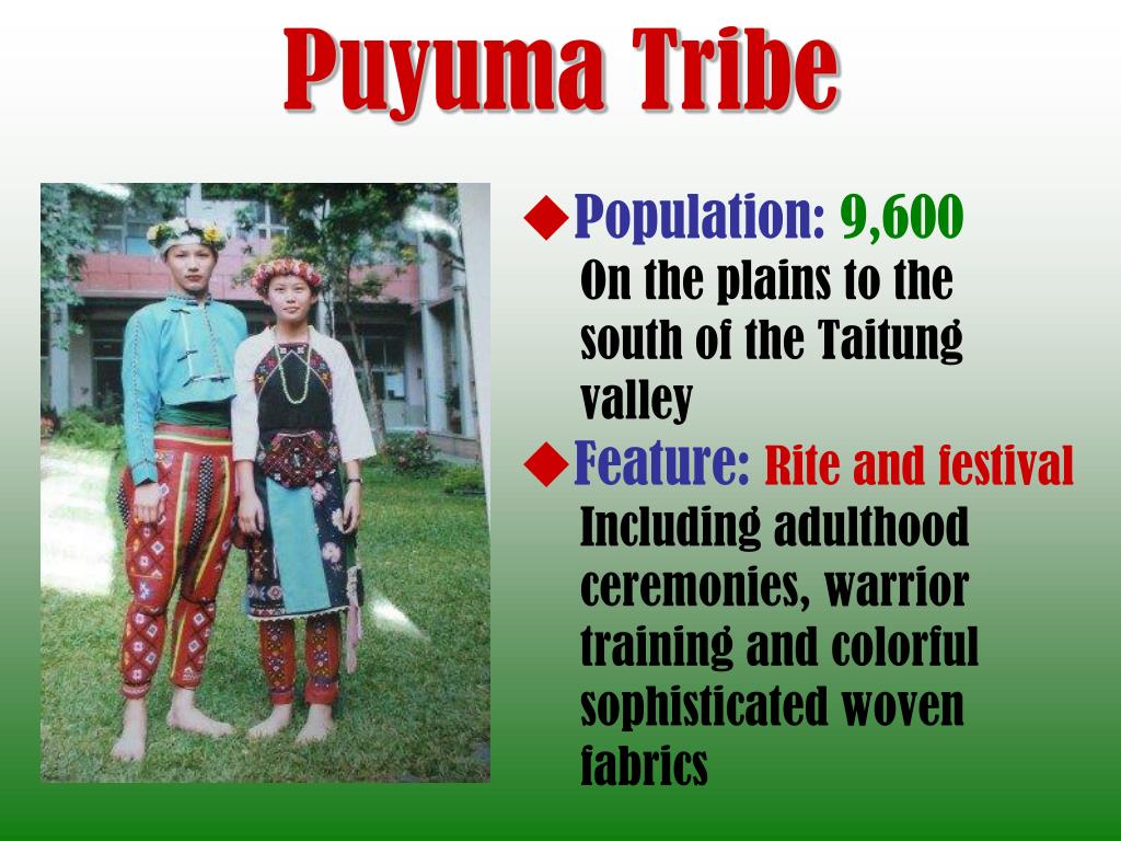PPT - Bunun Tribe And Other Indigenous Peoples in Taiwan PowerPoint ...