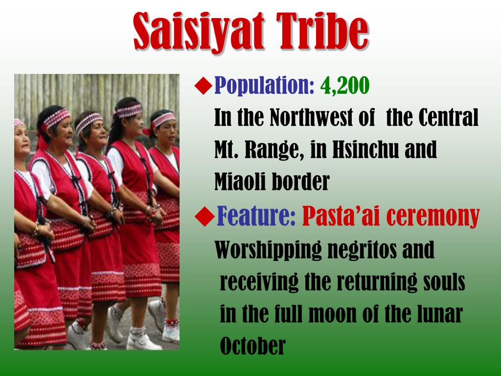 PPT - Bunun Tribe And Other Indigenous Peoples in Taiwan PowerPoint ...