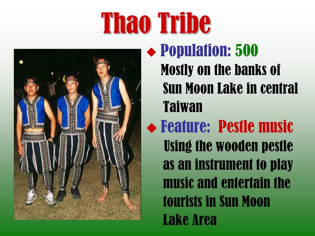 PPT - Bunun Tribe And Other Indigenous Peoples in Taiwan PowerPoint ...