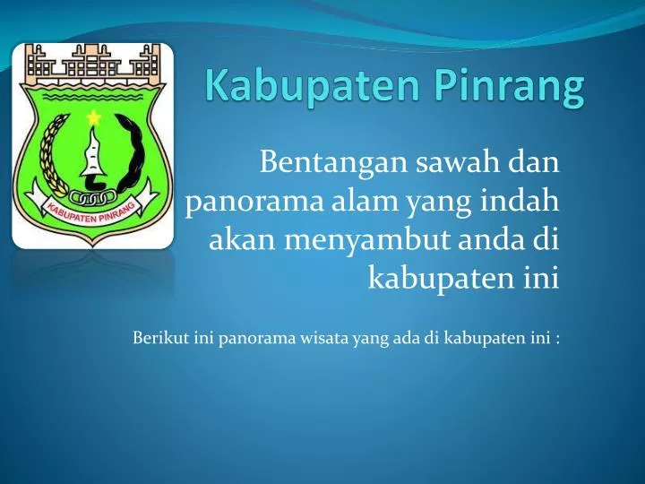 PPT - Kabupaten Pinrang PowerPoint Presentation, free download - ID:4979550