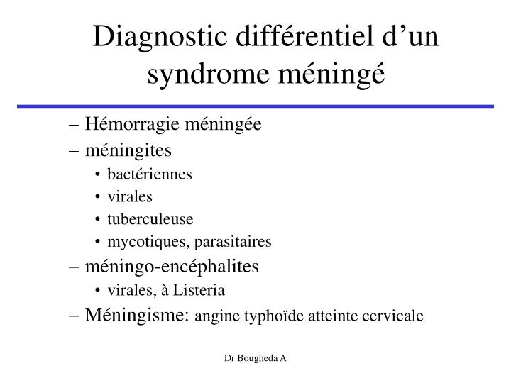 PPT - Méningites PowerPoint Presentation - ID:4981568