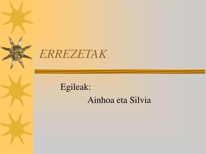 PPT - ERREZETAK PowerPoint Presentation, free download - ID:4983431