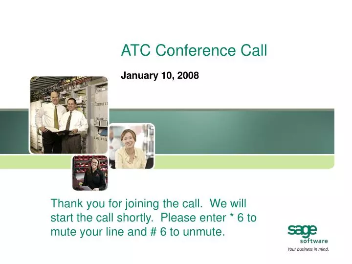 PPT - ATC Conference Call PowerPoint Presentation, free download - ID ...