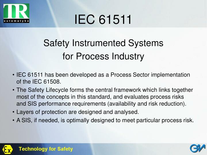 PPT - IEC 61508 – IEC 61511 Presentation PowerPoint Presentation - ID ...