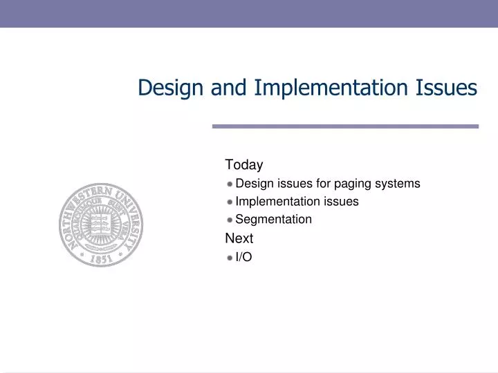 PPT - Design and Implementation Issues PowerPoint Presentation, free ... PPT - Design and Implementation Issues PowerPoint Presentation, free ...
