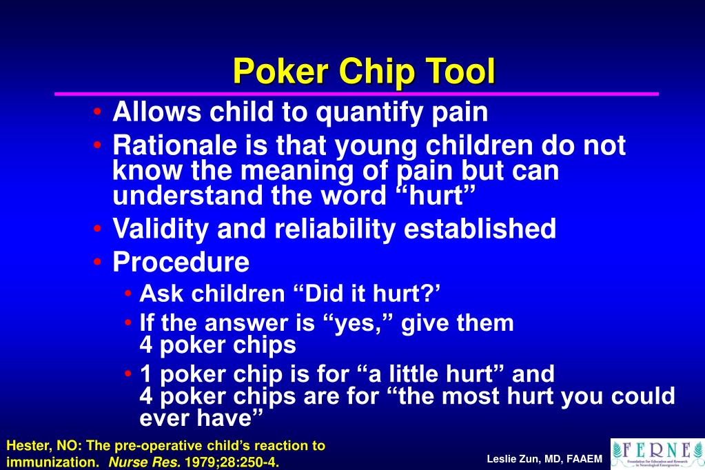 Poker Chip Pain Assessment Tool - Riset Poker Chip Pain Assessment Tool - Riset