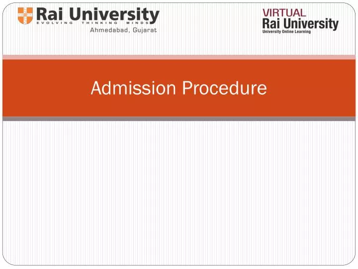 PPT - Admission Procedure PowerPoint Presentation, free download - ID ...