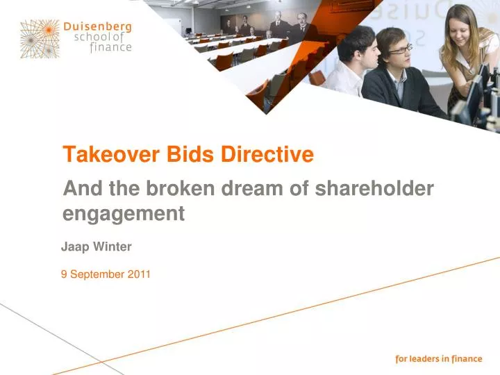 PPT - Takeover Bids Directive PowerPoint Presentation, free download ...