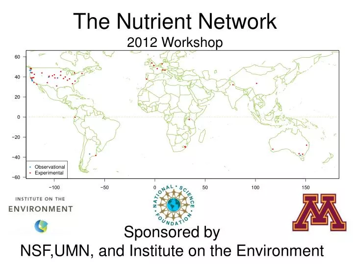 PPT - The Nutrient Network 2012 Workshop PowerPoint Presentation, free ...