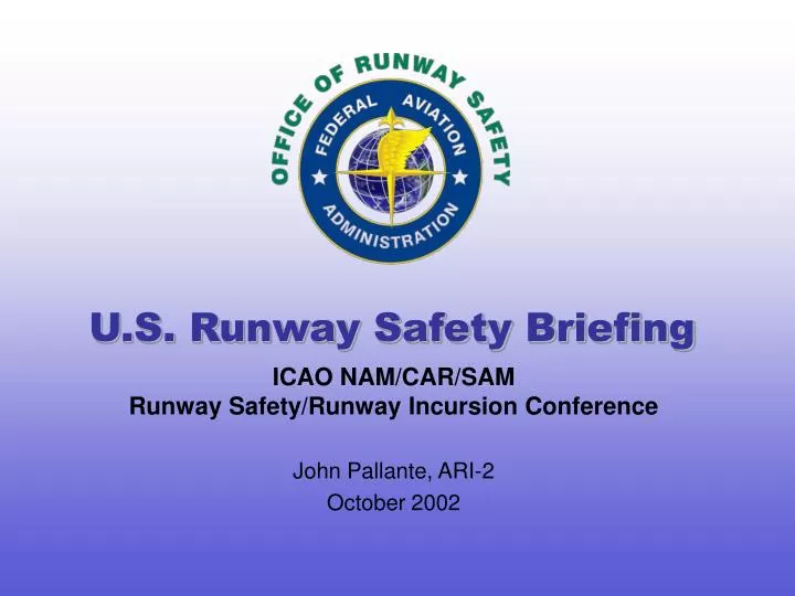 PPT - U.S. Runway Safety Briefing PowerPoint Presentation, free ...