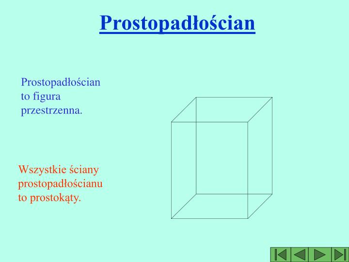 PPT - prostopadłościany PowerPoint Presentation - ID:4992274