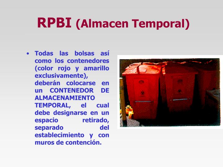 PPT - MANEJO DE RESIDUOS PELIGROSOS BIOLOGICO INFECCIOSOS PowerPoint ...