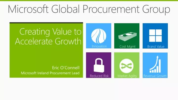 PPT - Microsoft Global Procurement Group PowerPoint Presentation, free ...