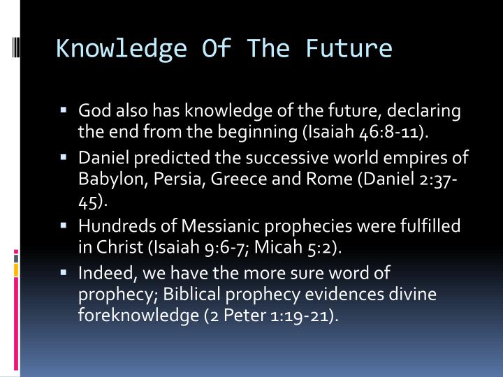 PPT - God’s Omniscience PowerPoint Presentation - ID:4993667