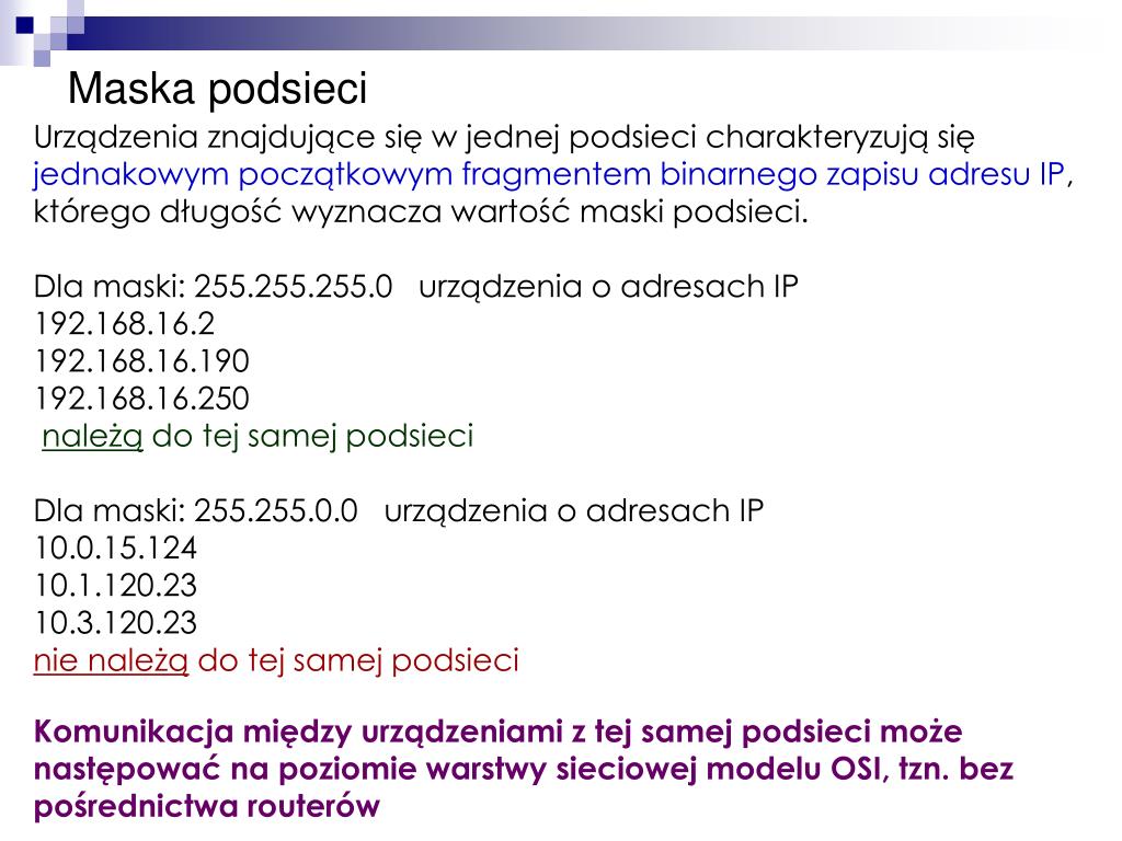 PPT - Podsieci PowerPoint Presentation, free download - ID:4994875 PPT - Podsieci PowerPoint Presentation, free download - ID:4994875