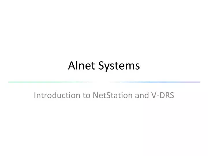 PPT - Alnet Systems PowerPoint Presentation, free download - ID:4994978