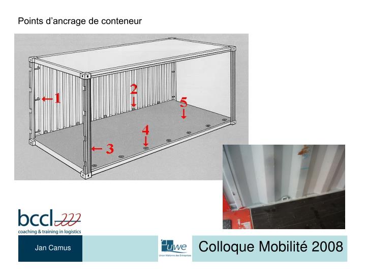 PPT - Comment bien arrimer le fret dans un conteneur? PowerPoint ...
