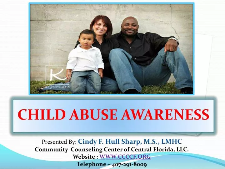 PPT - CHILD ABUSE AWARENESS PowerPoint Presentation, free download - ID ...
