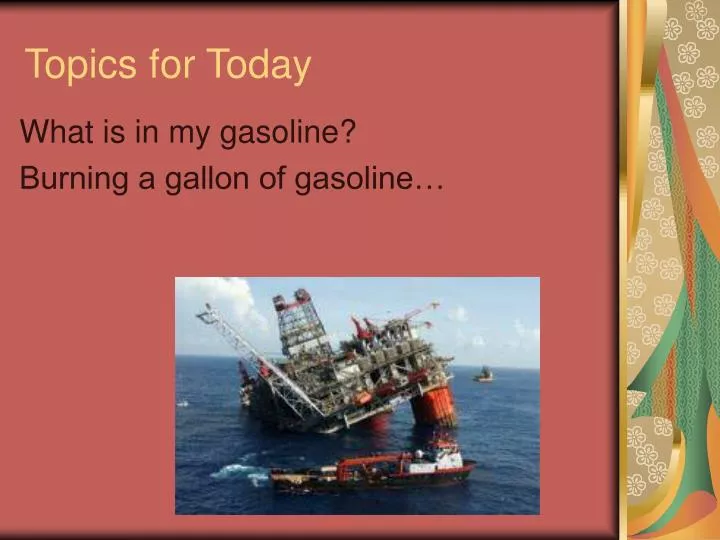 PPT - Topics for Today PowerPoint Presentation, free download - ID:4997579