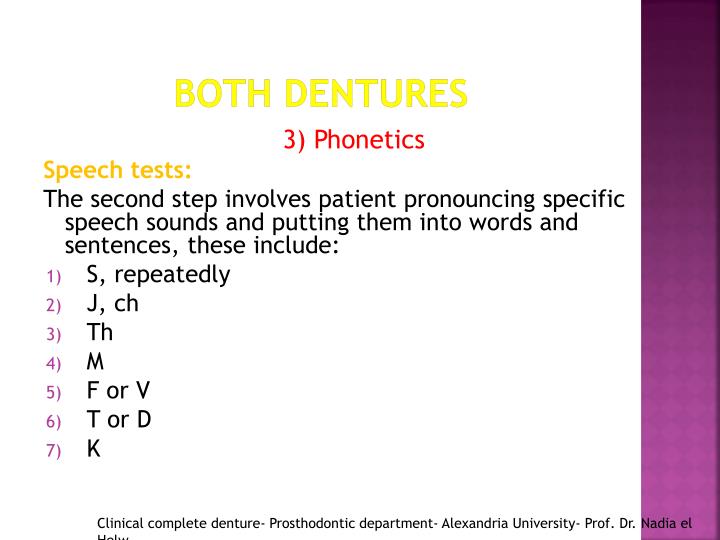PPT - TRY-IN of COMPLETE DENTURES PowerPoint Presentation - ID:4997759