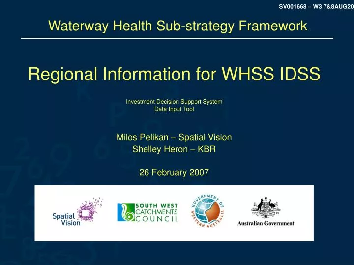 PPT - Waterway Health Sub-strategy Framework PowerPoint Presentation ...