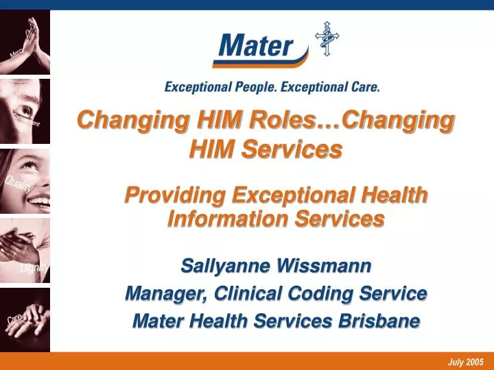 PPT - Changing HIM Roles…Changing HIM Services PowerPoint Presentation ...