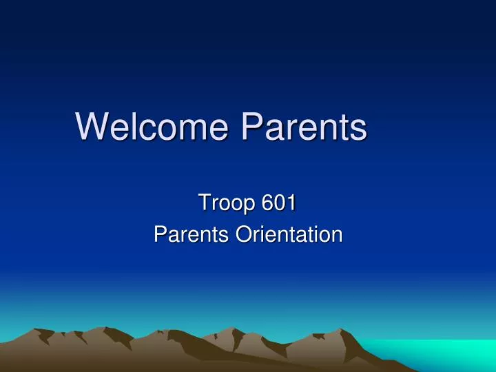 PPT - Welcome Parents PowerPoint Presentation, free download - ID:5002117