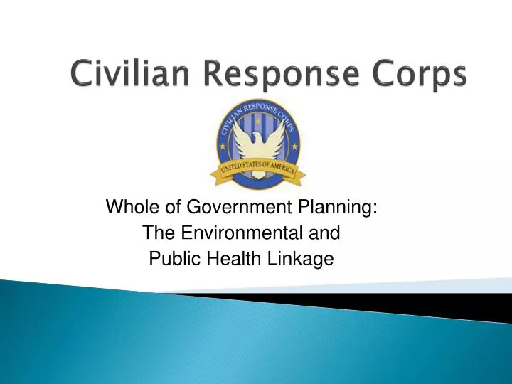 PPT - Civilian Response Corps PowerPoint Presentation, free download ...