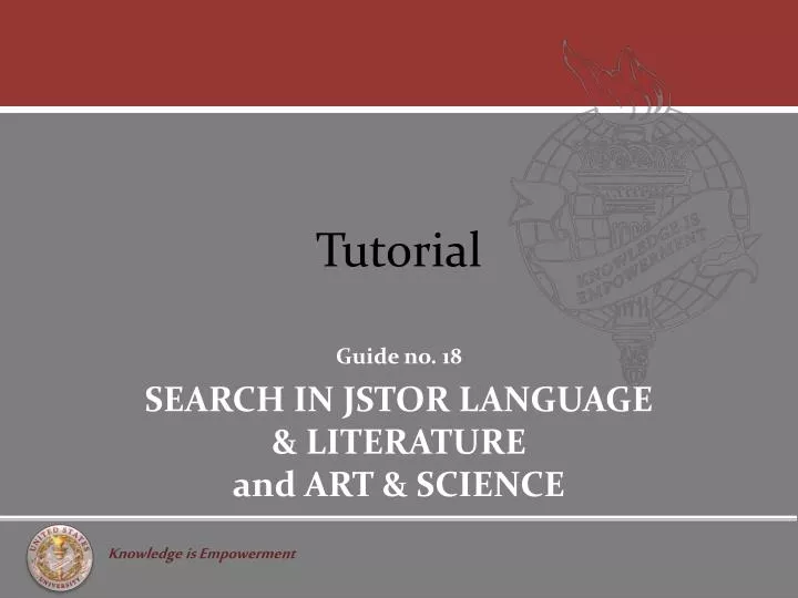 PPT - Tutorial PowerPoint Presentation, free download - ID:5002940