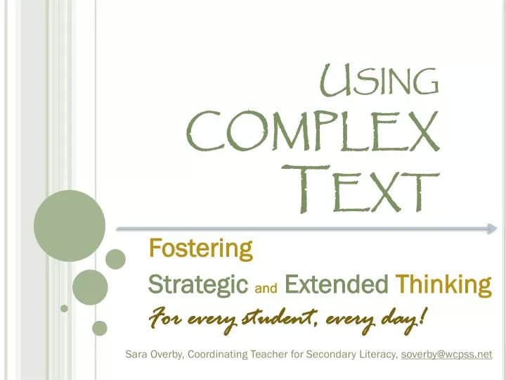 PPT - Using complex Text PowerPoint Presentation, free download - ID ...