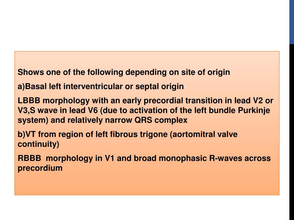 PPT - VENTRICULAR TACHYCARDIAS IN THE ABSENCE OF STRUCTURAL HEART ...