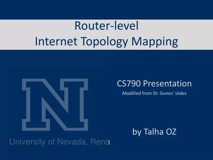 PPT - Router-level Internet Topology Mapping PowerPoint Presentation ...