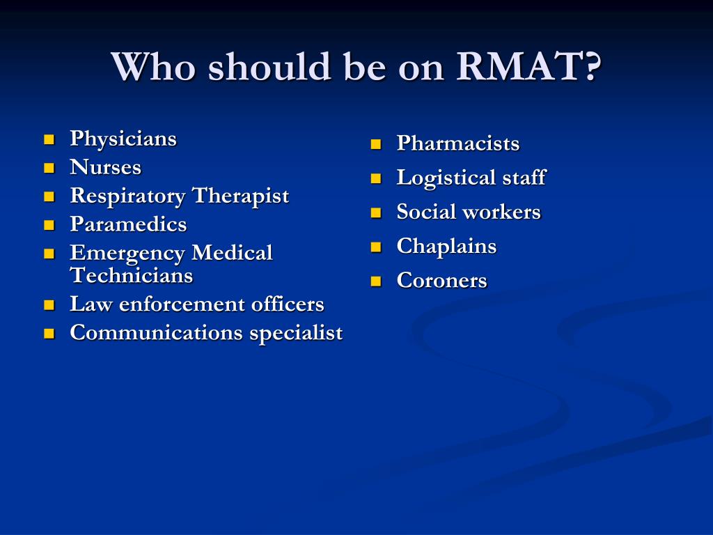 PPT - Regional Medical Assistance Team SC-RMAT-03 PowerPoint ...