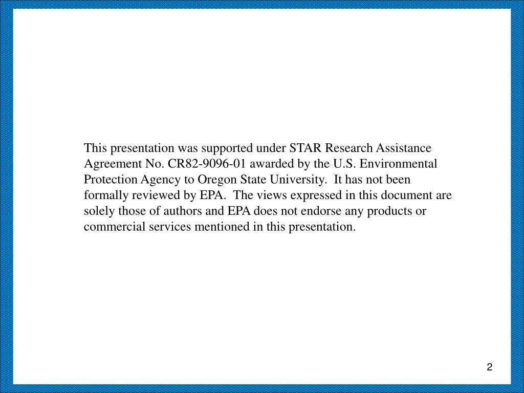 PPT - Breda Munoz Virginia Lesser* Oregon State University PowerPoint ...