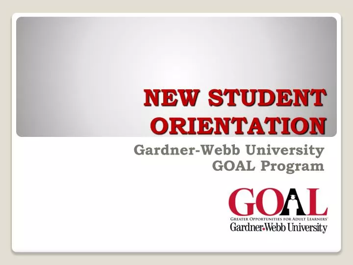 PPT - NEW STUDENT ORIENTATION PowerPoint Presentation, free download ...