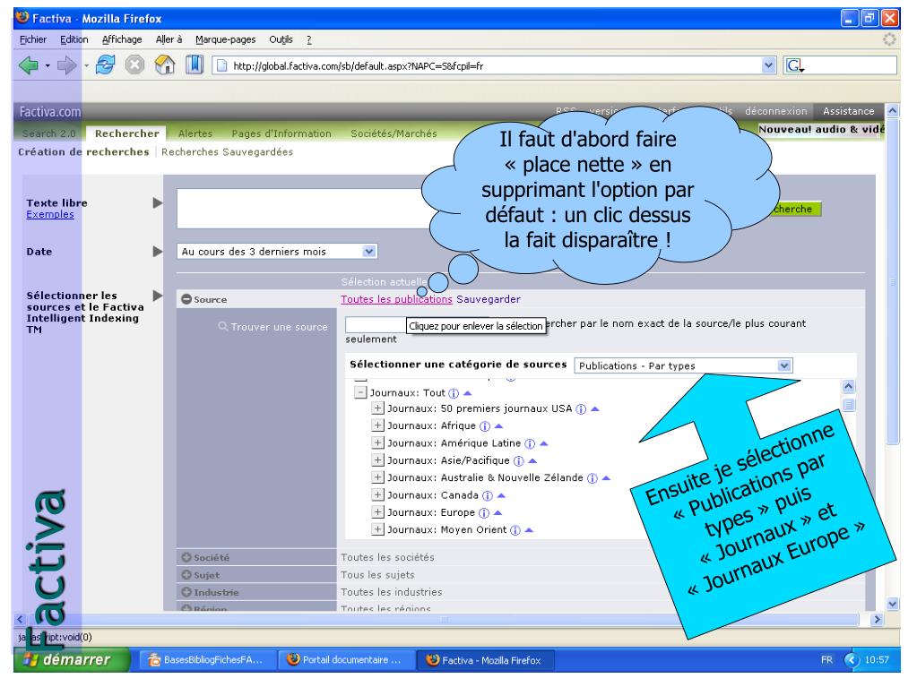 PPT - FACTIVA - UN OUTIL POUR FAIRE UNE REVUE DE PRESSE - (ressource d ...