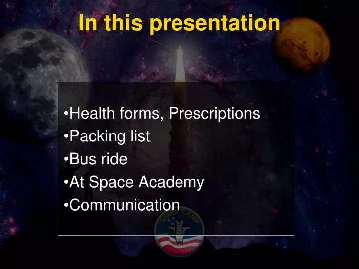 PPT - In this presentation PowerPoint Presentation, free download - ID ...