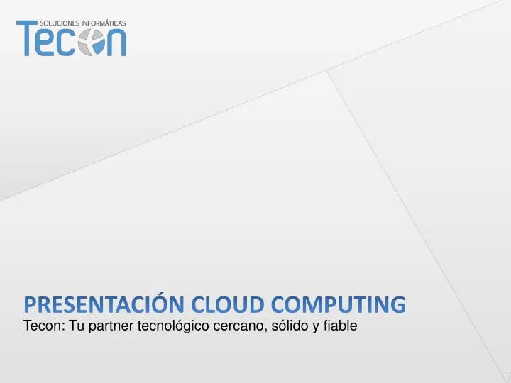 PPT - PRESENTACIÓN CLOUD COMPUTING PowerPoint Presentation, free download - ID:5009600