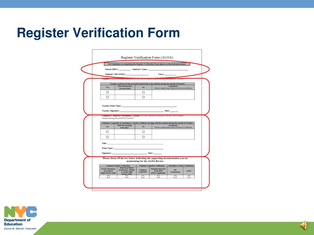 PPT - Annual Register Verification Training PowerPoint Presentation ...