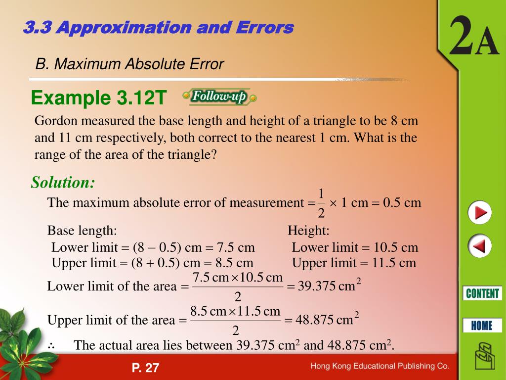 PPT - Approximation and Errors PowerPoint Presentation, free download ... PPT - Approximation and Errors PowerPoint Presentation, free download ...