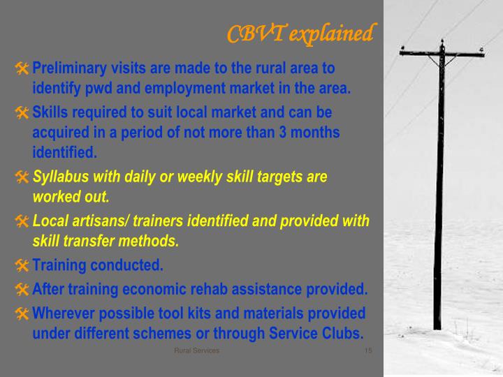 PPT - Taking Rehabilitation Services to Rural areas PowerPoint ...
