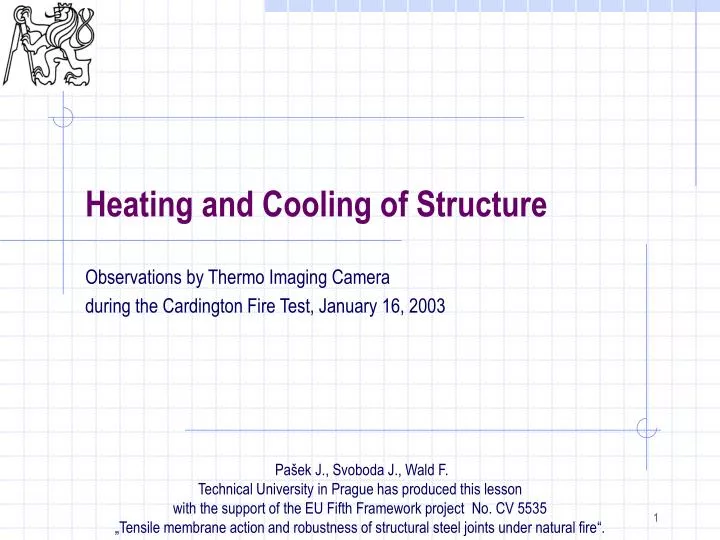 PPT - Heating and Cooling of Structure PowerPoint Presentation, free ...