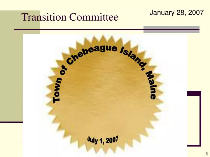 PPT - Transition Committee PowerPoint Presentation, free download - ID ...