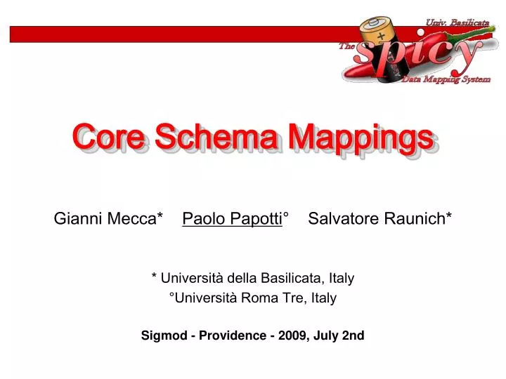 PPT - Core Schema Mappings PowerPoint Presentation, free download - ID ...