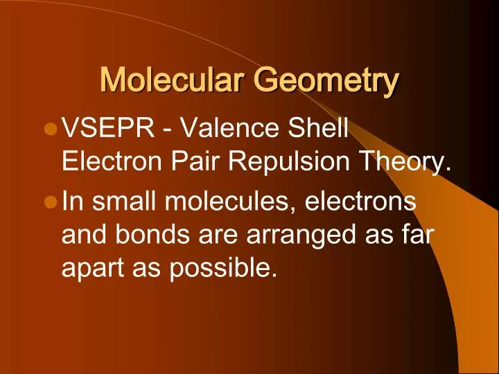 PPT - Molecular Geometry PowerPoint Presentation, free download - ID ...