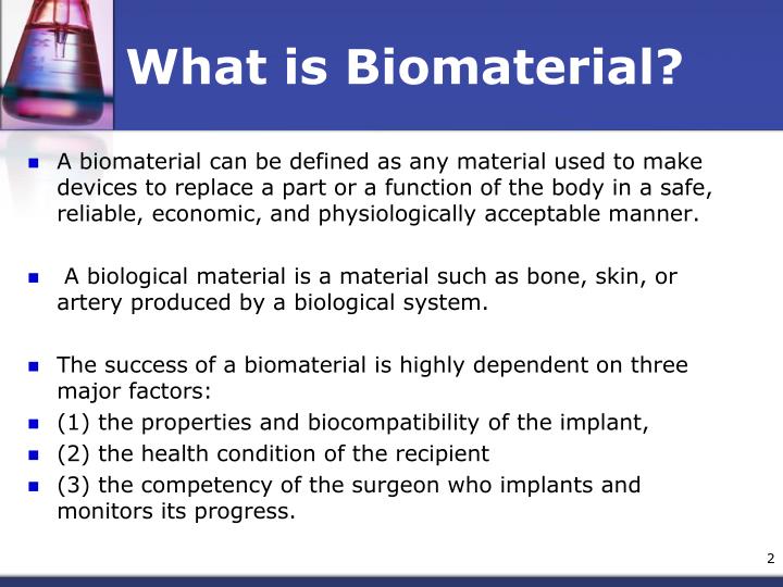 PPT - Fundamentals of BIOMATERIALS PowerPoint Presentation - ID:5015901