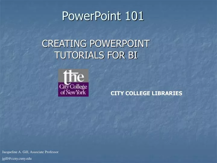 PPT - PowerPoint 101 PowerPoint Presentation, free download - ID:5016827