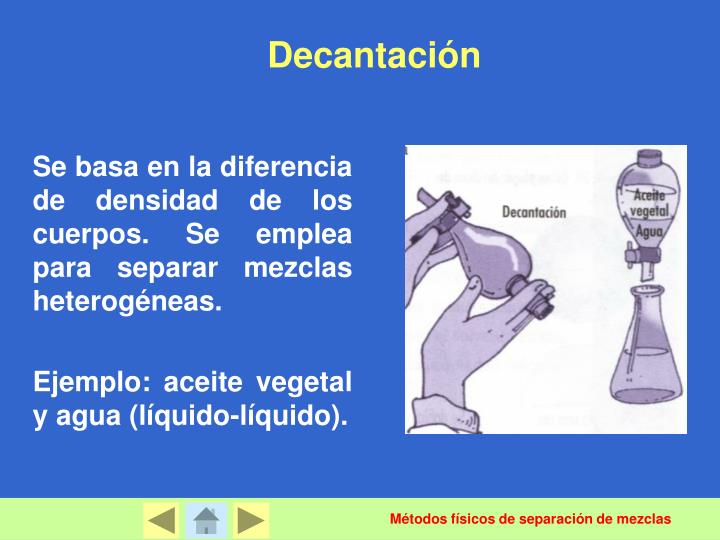 PPT - Introducción Decantación Filtración Destilación Evaporación ...